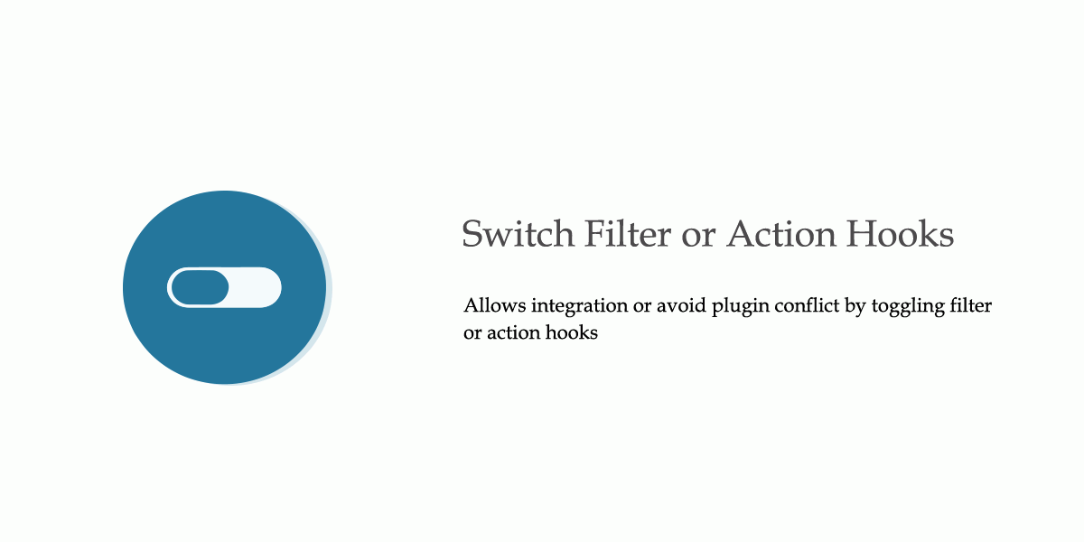 Switch filter or action hooks | User Meta Pro - User Management Plugin