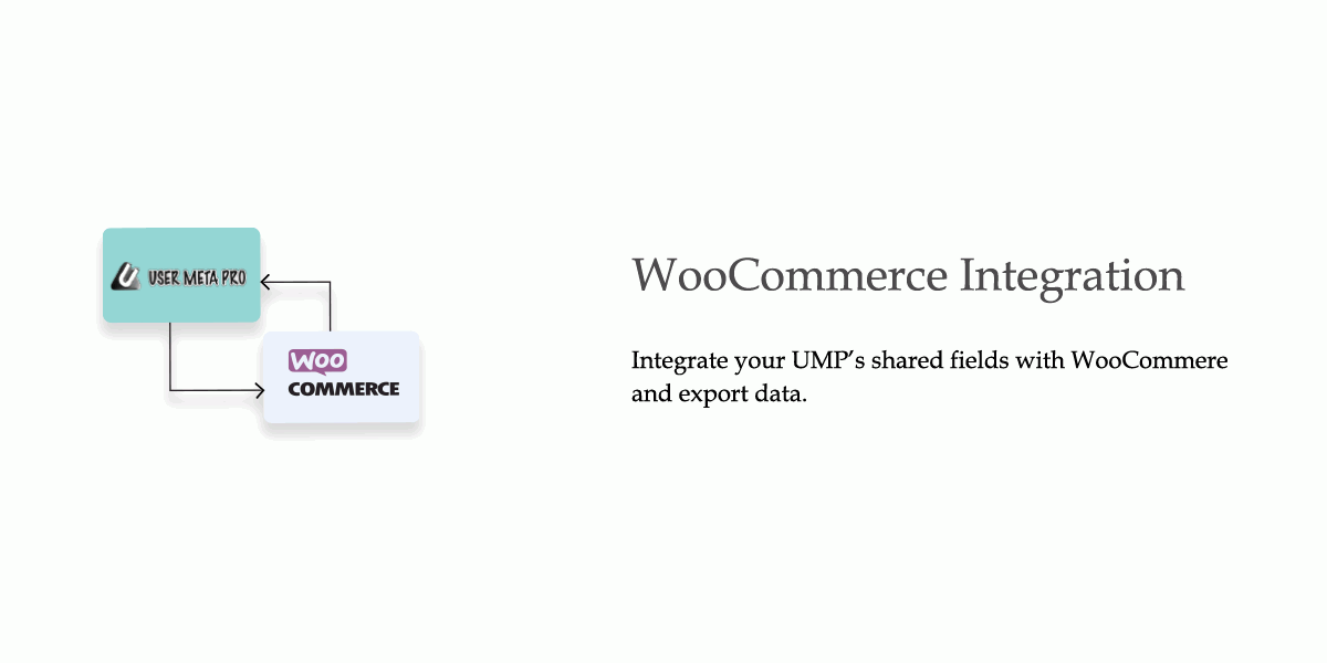 WooCommerce Integration | User Meta Pro - User Management Plugin